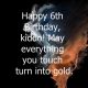 86 Happy 6th Birthday Wishes and Messages for 6-Year-Old Preschooler ...