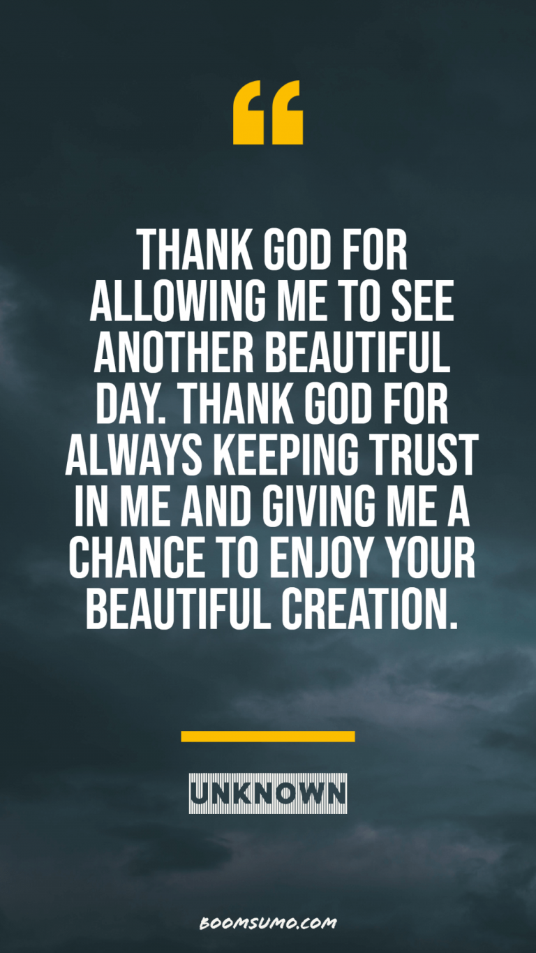 70 Thank You God Quotes And Sayings - Words Of Encouragement - BoomSumo