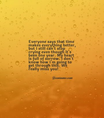 150 Heartfelt 1 Year Death Anniversary Quotes & Messages - BoomSumo