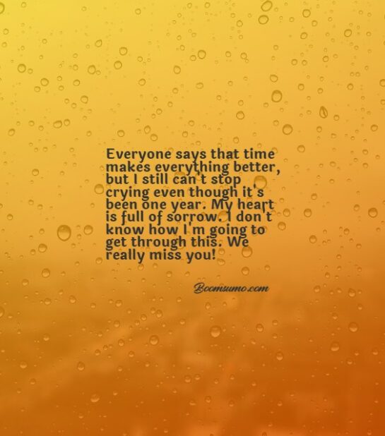 150 Heartfelt 1 Year Death Anniversary Quotes & Messages - BoomSumo