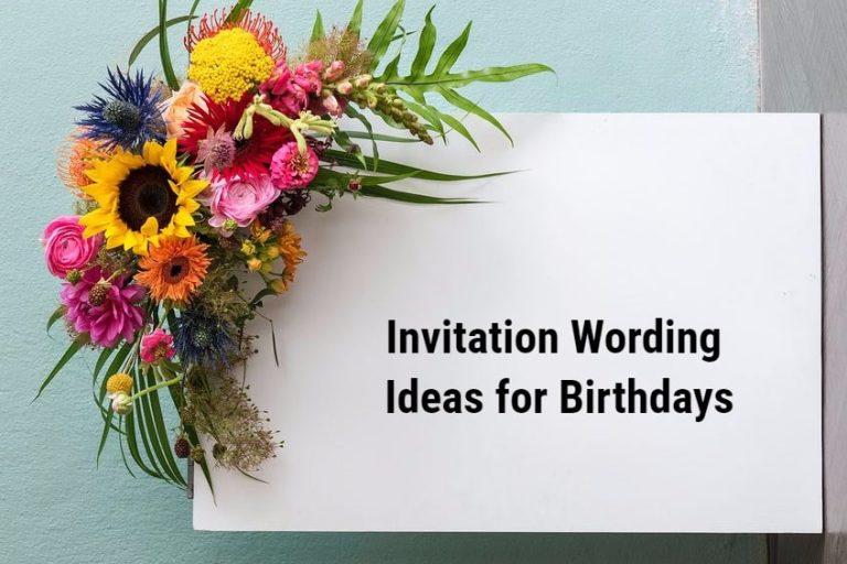 50 Invitation Wording Ideas for Birthdays - BoomSumo