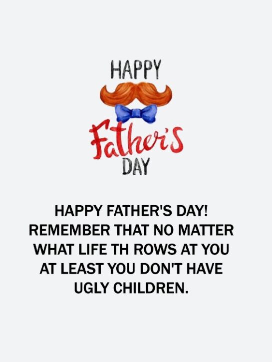 35 Funny Fathers Day Wishes and Messages from Son to Write in a Card ...